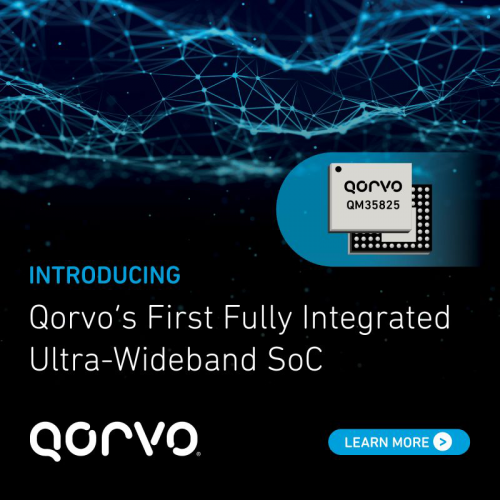 Qorvo 超宽带（UWB）产品组合推出首款全集成低功耗SoC——QM35825 - RF技术社区